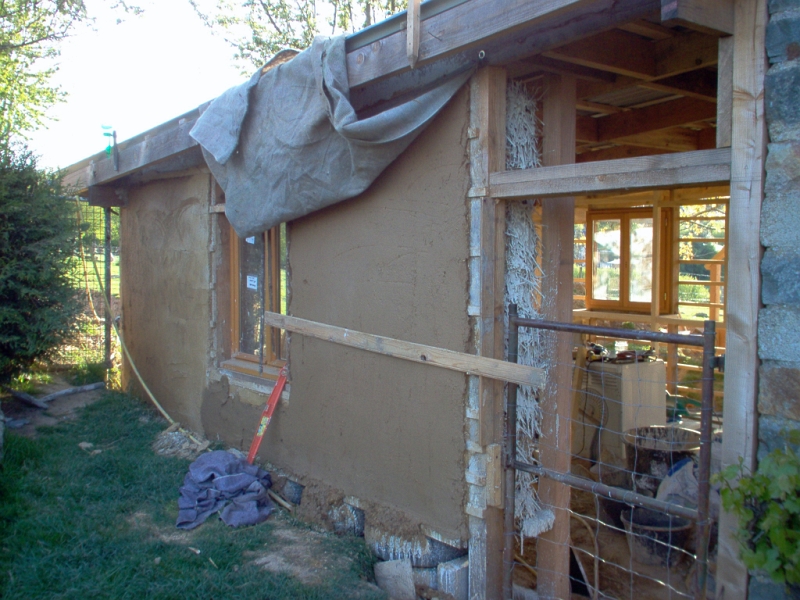 TIMBER FRAME, STRAW BALE, AND CLAY CONSTRUCTION/TIMBER STRAW BALE CLAY ...